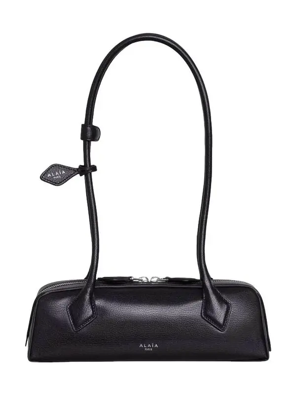 Alaïa Le Teckel Small In Goatskin - Black