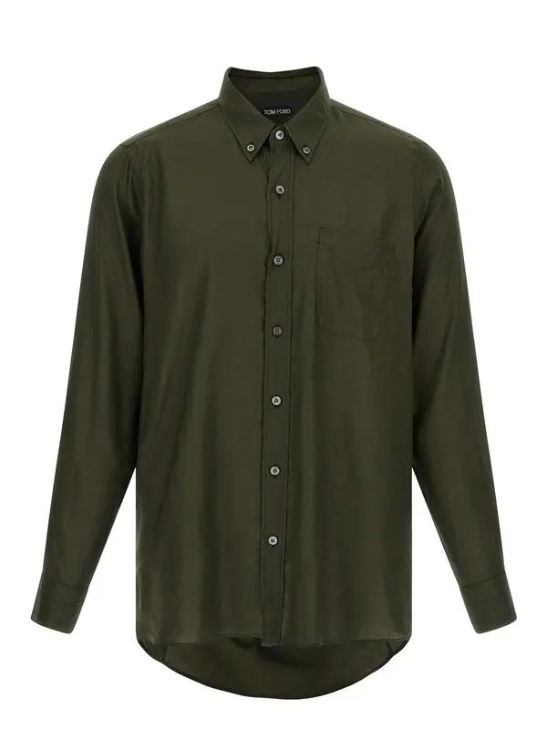 TOM FORD Button-down Shirt - Green