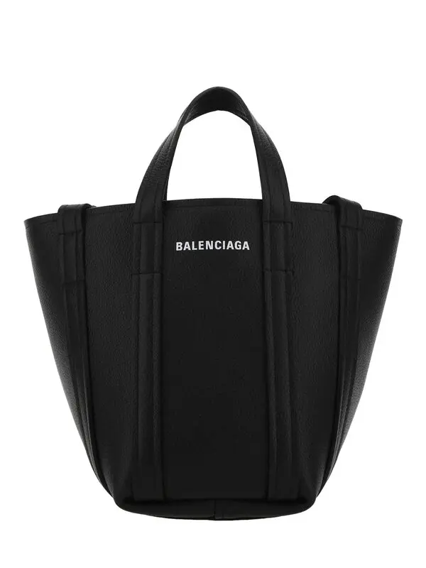Balenciaga Leather Everyday Handbag - Black