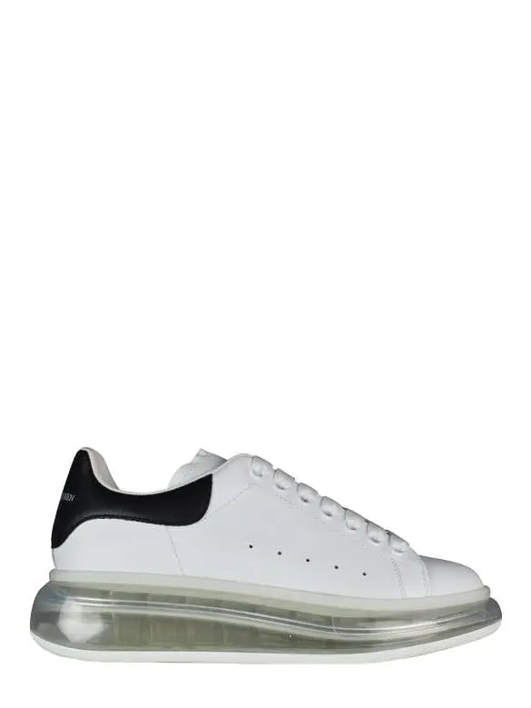 Alexander McQueen Oversize Leather Sneakers - White