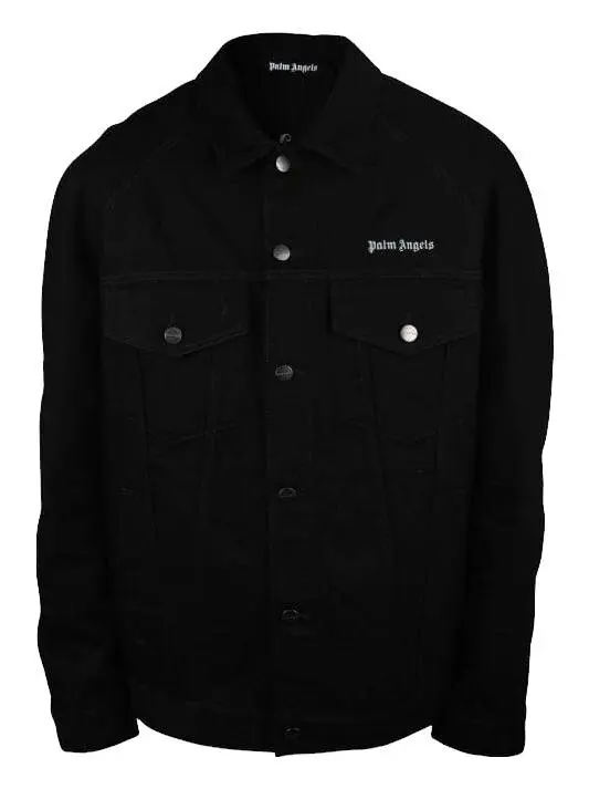 Palm Angels Denim Jacket - Black