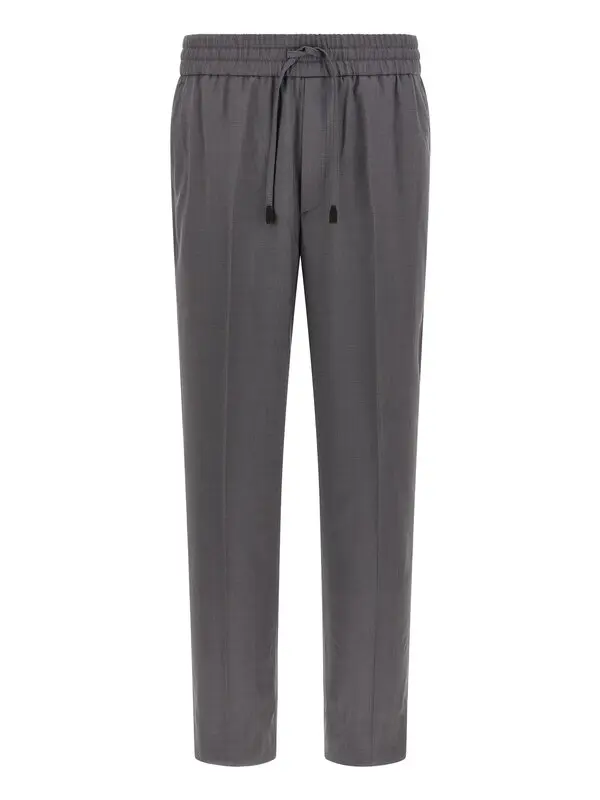 Brioni Asolo Wool Trousers - Gray
