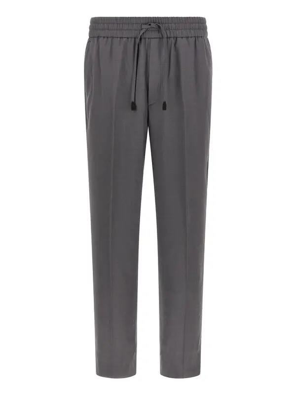 Brioni Asolo Wool Trousers - Gray