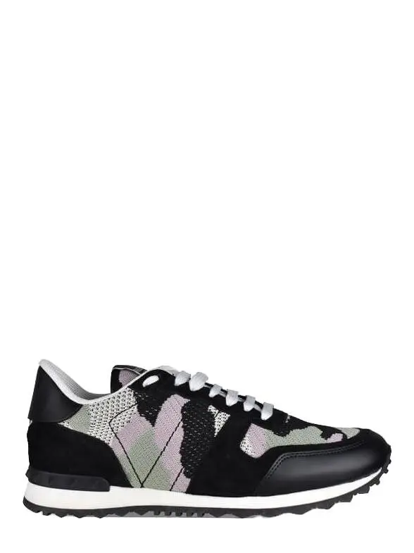 Valentino Garavani Rockrunner Sneakers - Black