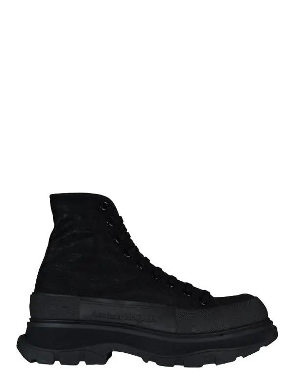 Alexander McQueen Tread Slick High Top Sneakers - Black
