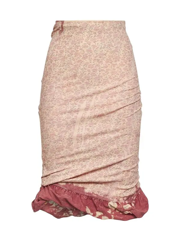 DIESEL® O-pale Midi Skir - Multicolor