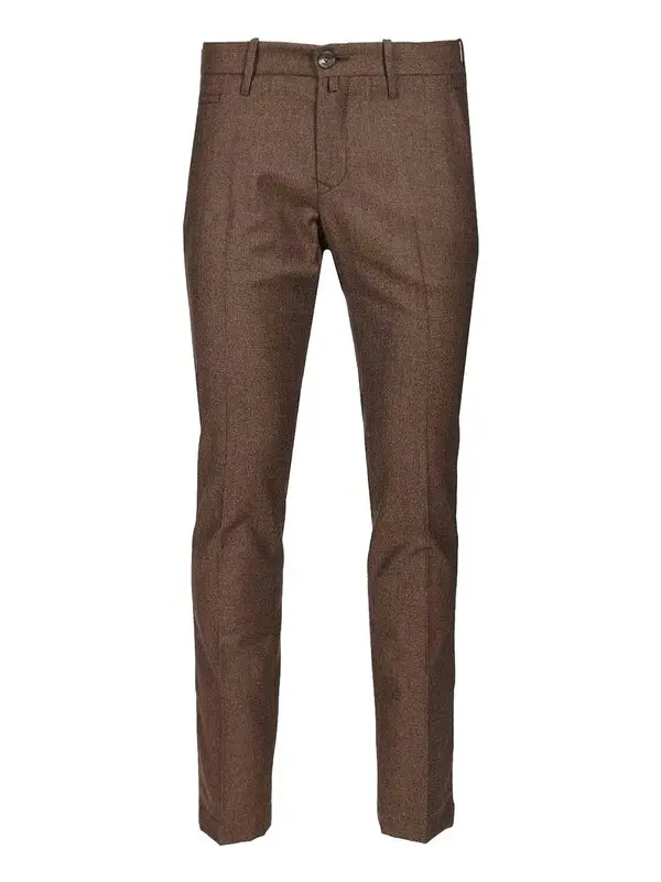 Jacob Cohen Bobby Slim Fit Chino Trousers - Brown