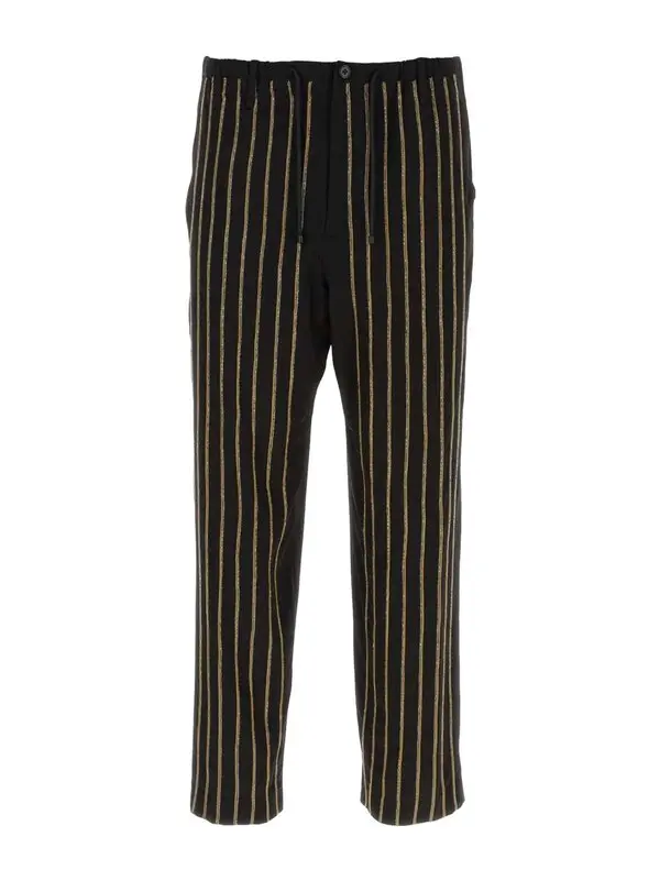 Dries Van Noten Viscose Blend Pant - Black