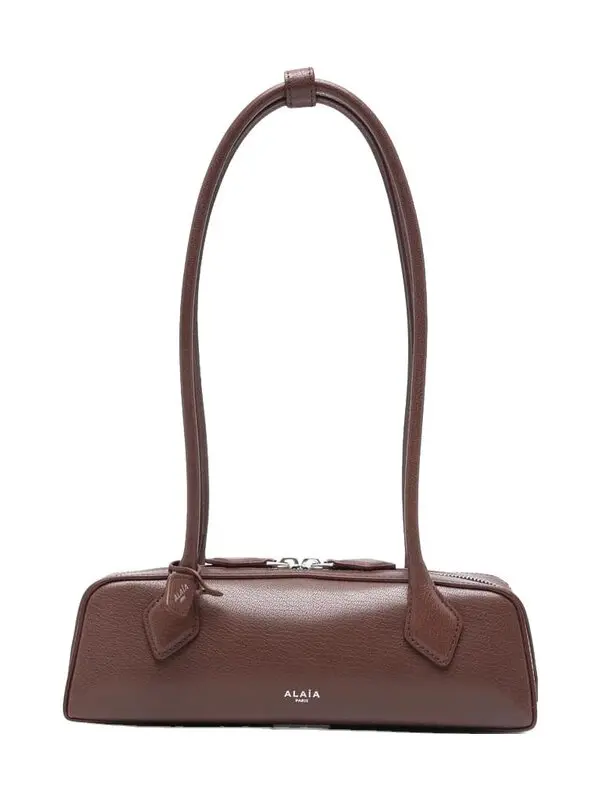 Alaïa Calf Leather Shoulder Bag - Brown