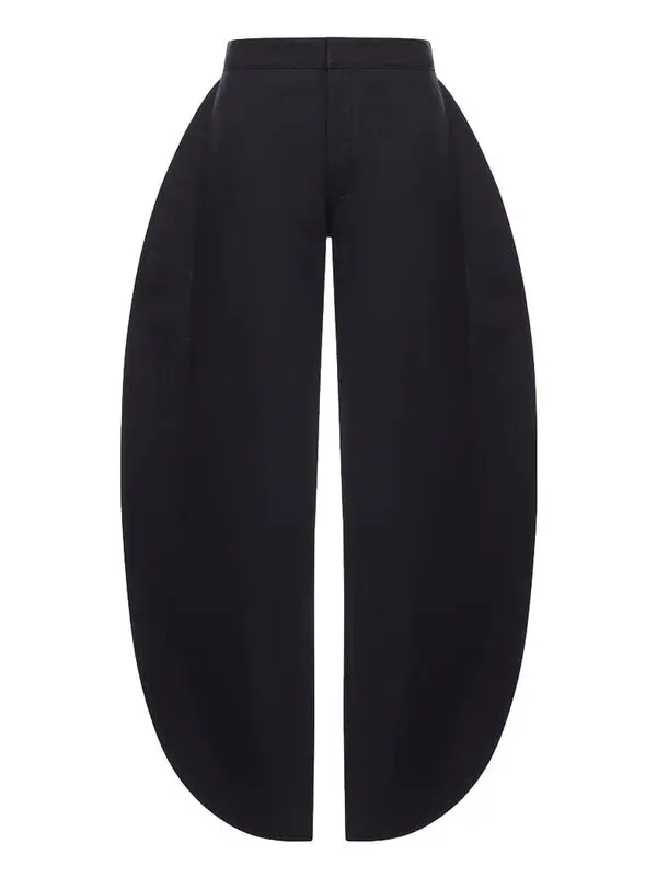 Alaïa Cotton Trousers - Black