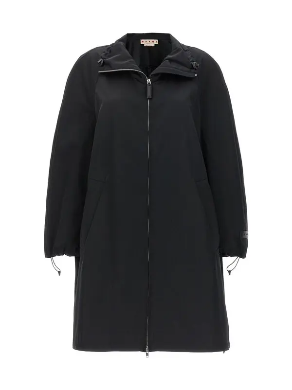 Marni Satin Parka - Black
