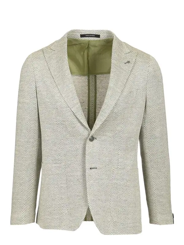 Tagliatore Montecarlo Jersey Resca Lancia Lino Cotone - Green