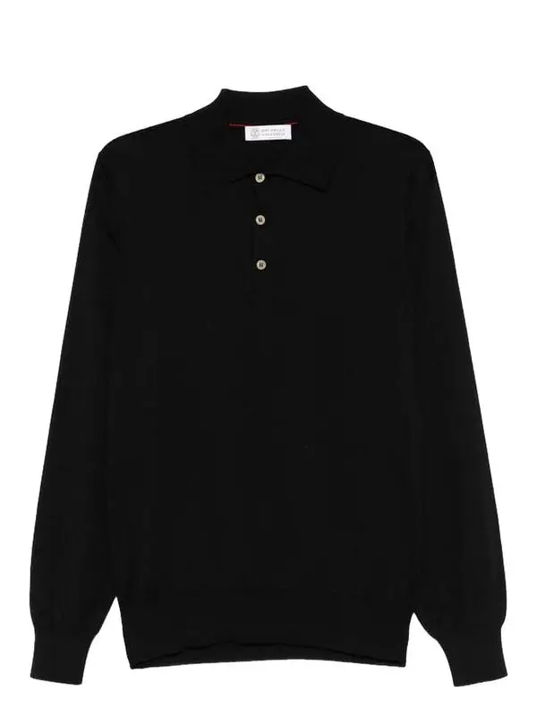 Brunello Cucinelli Polo Shirts - Black
