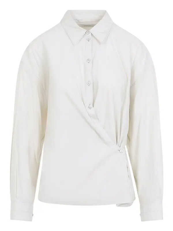 LEMAIRE Straight Collar Twisted Shirt - Multicolor