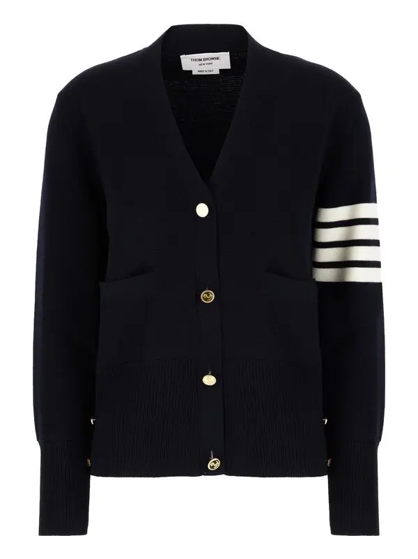 Thom Browne Button Detailed Knitwear - Multicolor