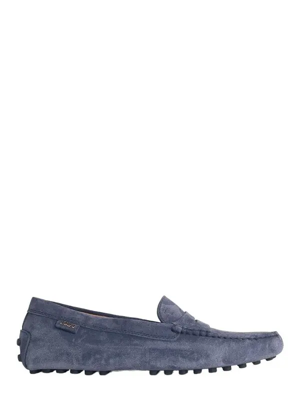 TOD'S Suede Gommino Loafers - Blue
