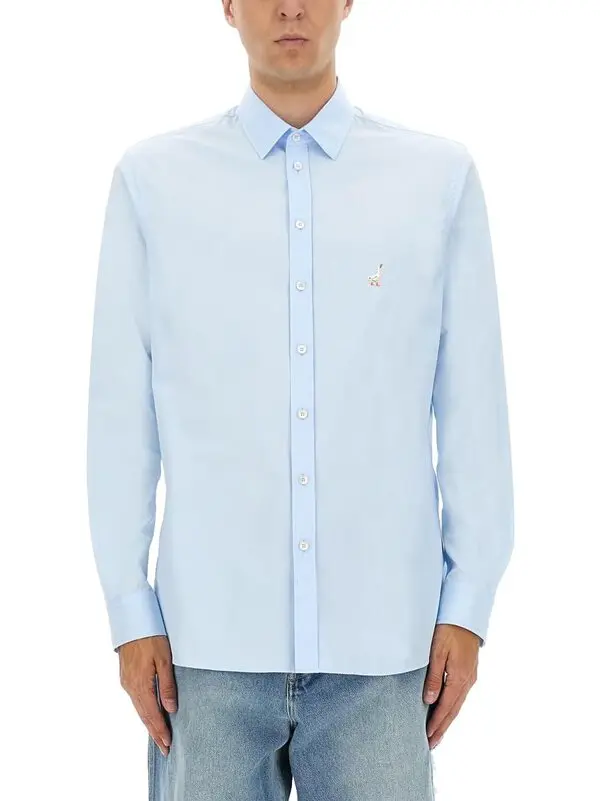 Moschino Cotton Poplin Shirt - Multicolor