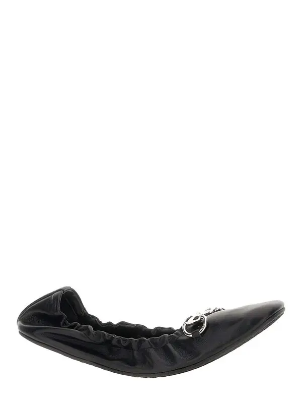 Gucci Leather Ballerina Flats - Multicolor