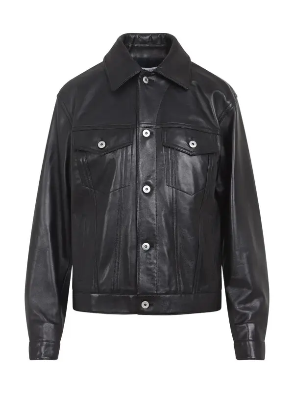 Bottega Veneta Leather Jacket - Black