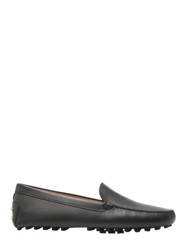TOD'S Calf Leather Loafers - Black