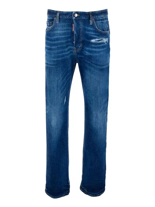Dsquared2 Distressed Denim Jeans - Multicolor