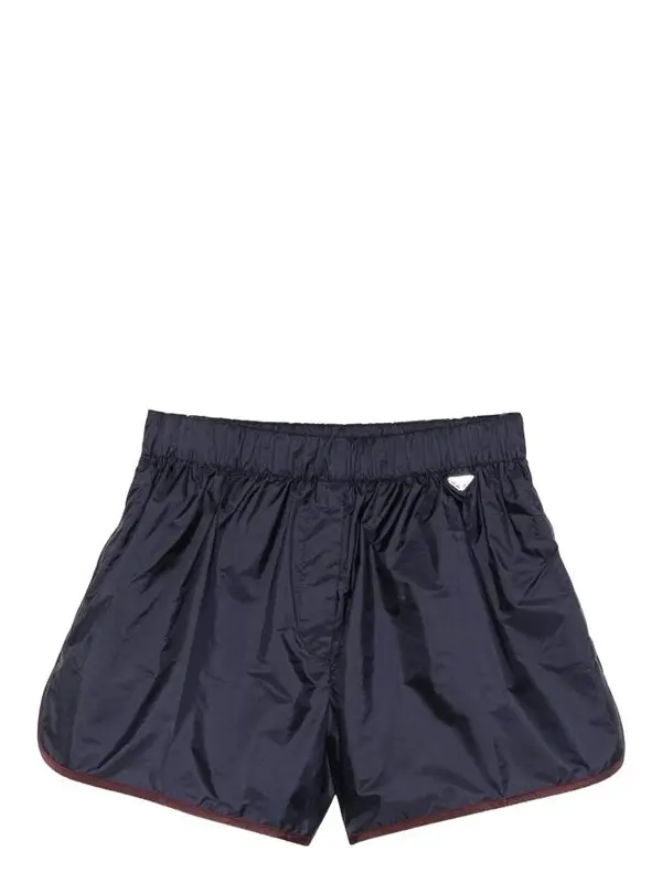Prada Recycled Polyamide Shorts - Blue