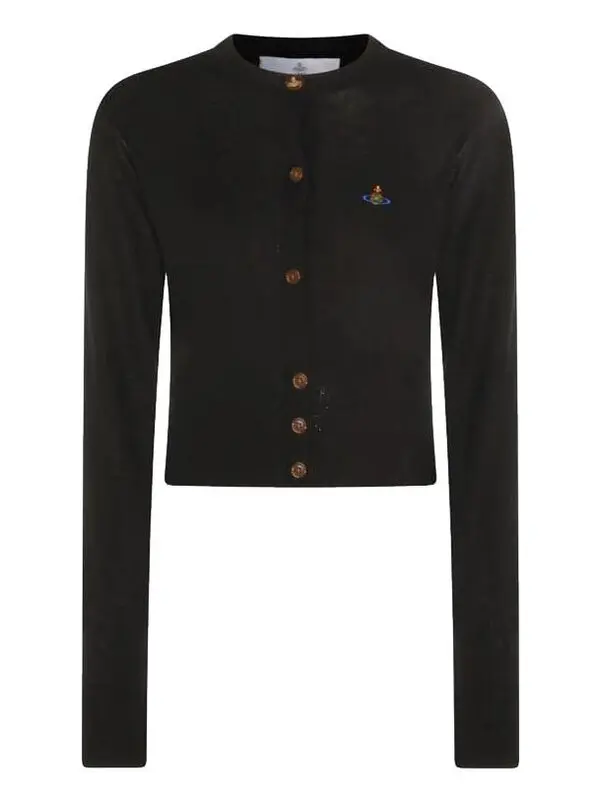 VIVIENNE WESTWOOD Wool Cardigan - Black