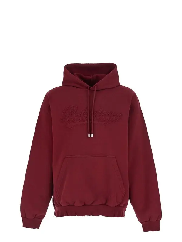 Balenciaga Cotton Logo Hoodie - Multicolor