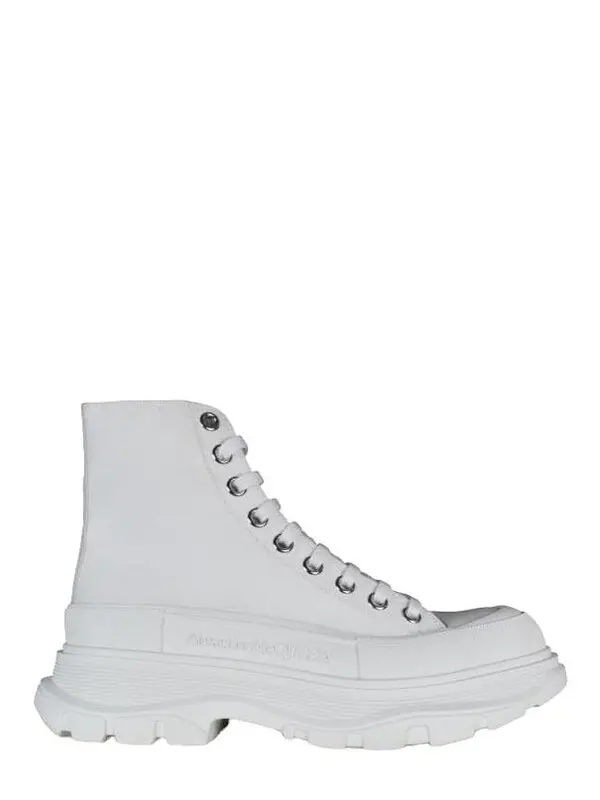Alexander McQueen Tread Slick High Sneakers - White