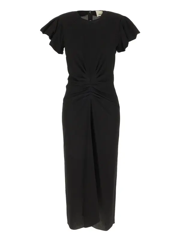 Isabel Marant Étoile Ruched Midi Dress - Multicolor