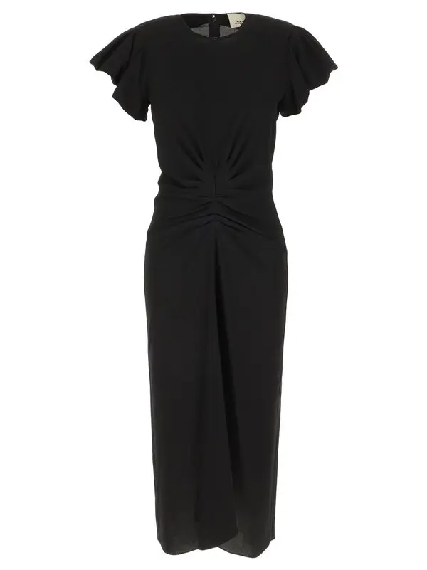 Isabel Marant Étoile Ruched Midi Dress - Multicolor