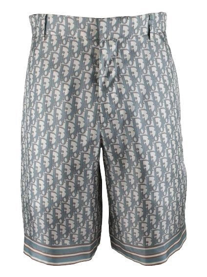 Dior Oblique Bermuda Shorts - Green