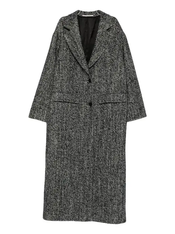 Tagliatore Wool Blend Single-breasted Coat - Multicolor