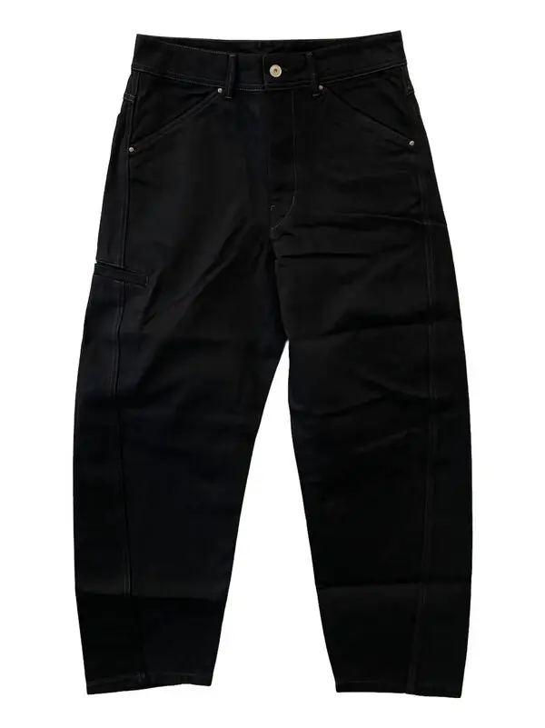 LEMAIRE Twisted Cotton Trousers - Multicolor