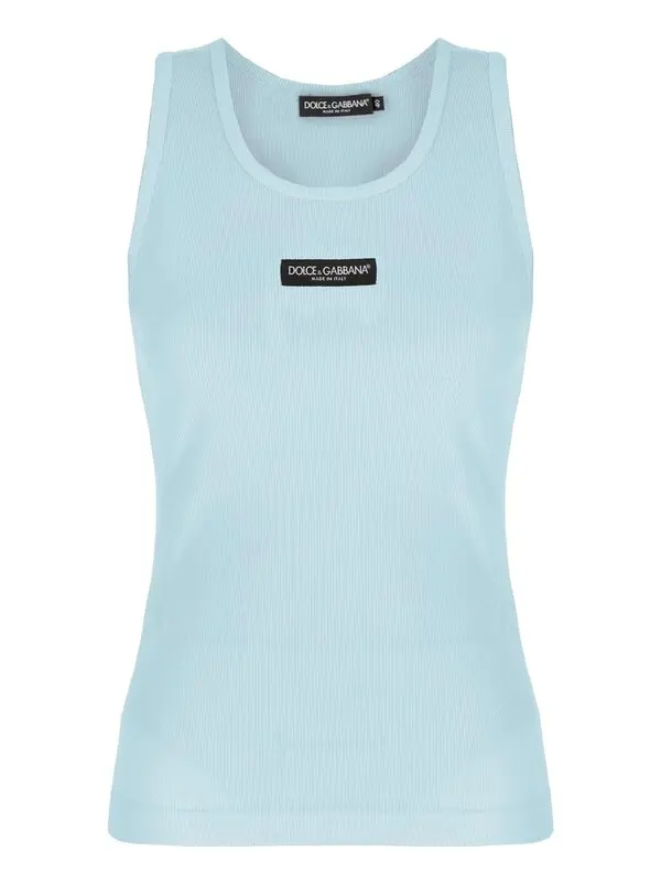 Dolce & Gabbana Ribbed Tank Top - Multicolor