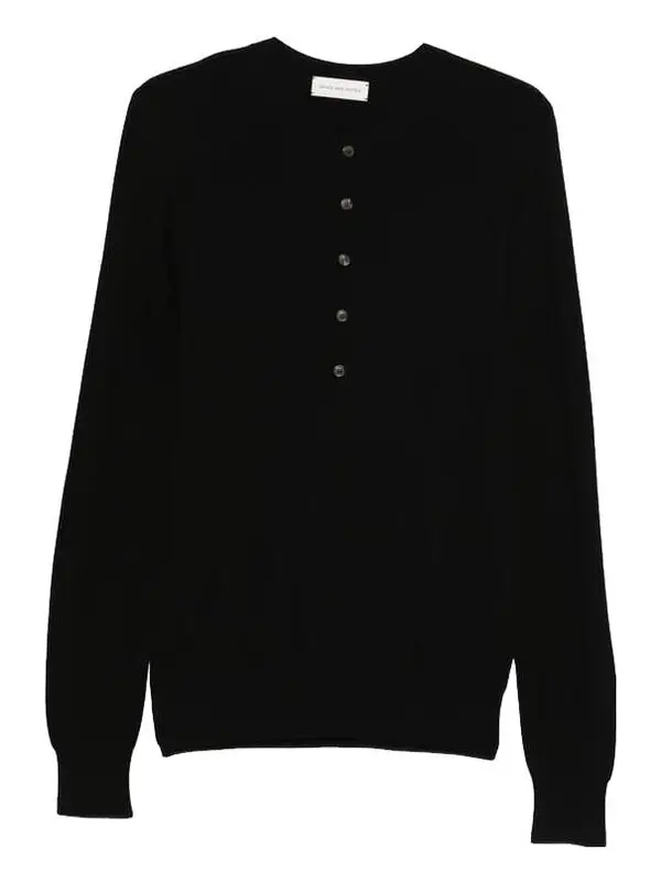Dries Van Noten Polo Shirts - Black