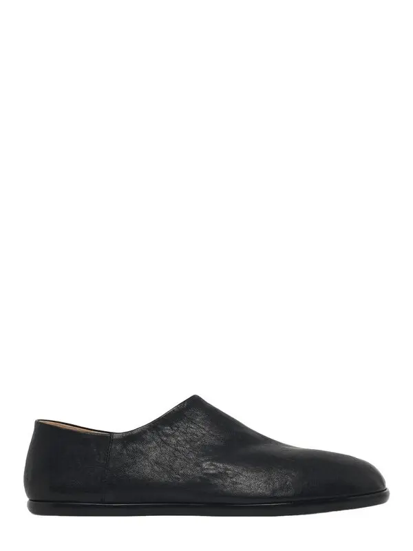 MAISON MARGIELA Tabi Leather Loafers - Black