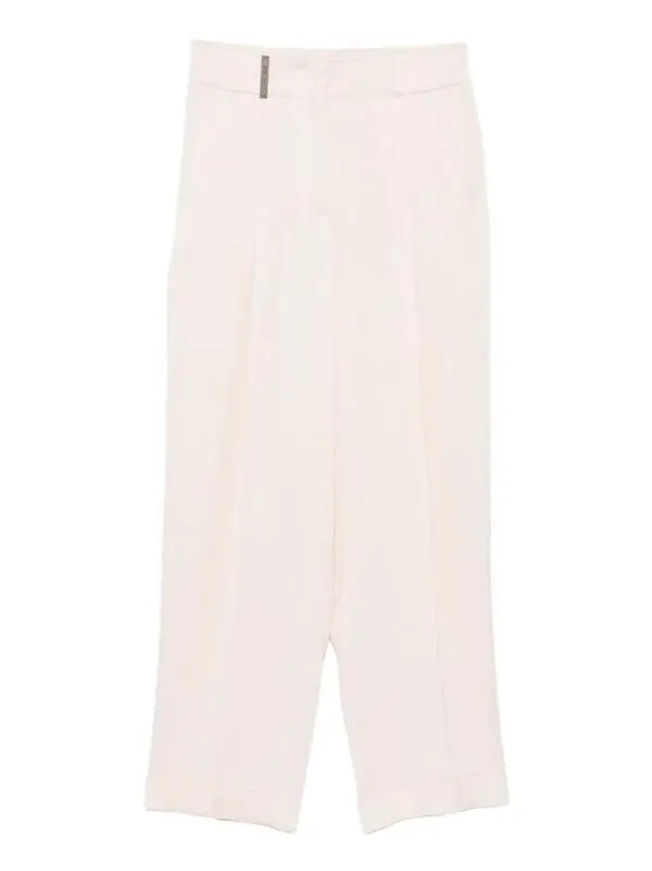 Peserico Trousers Flared Trousers - Pink