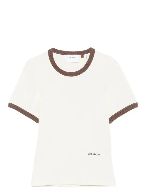 Axel Arigato Neutrals Tops T-shirts & Jerseys - Cream