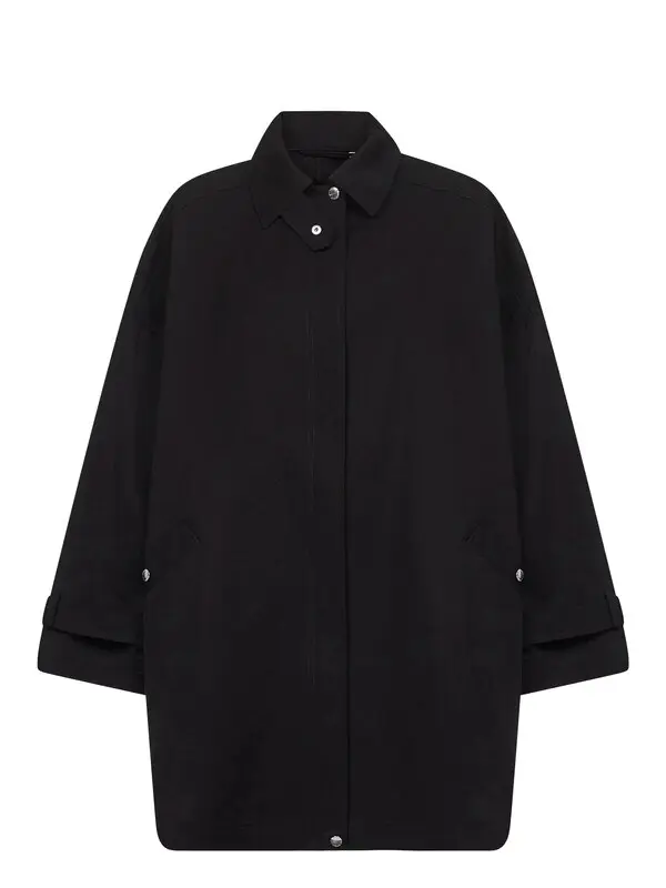 TOTEME Organic Cotton Oversized Trench Jacket - Multicolor