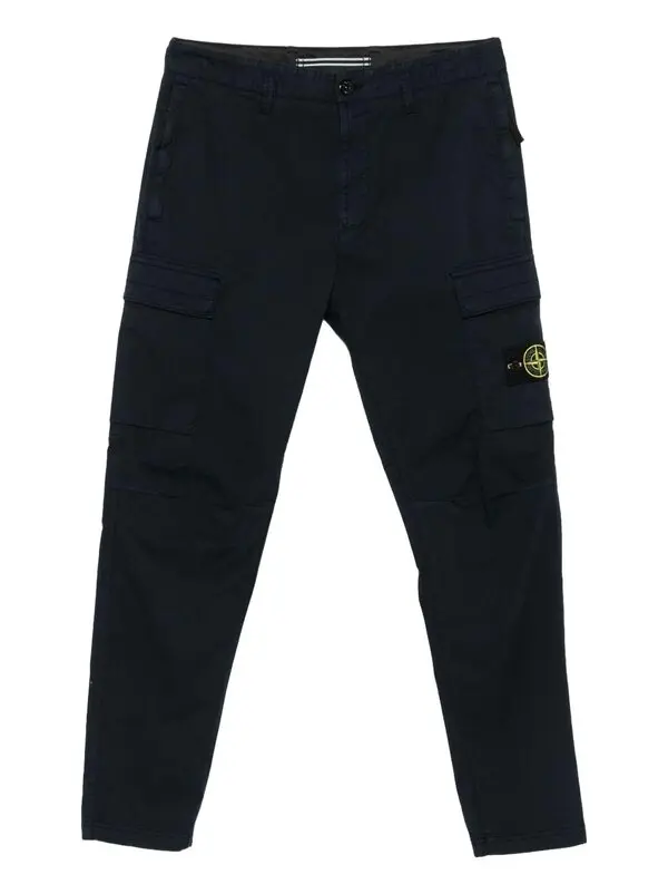 Stone Island Cotton Cargo Trousers - Multicolor
