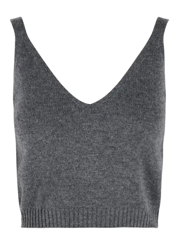 LISA YANG Cashmere Tank Top - Gray