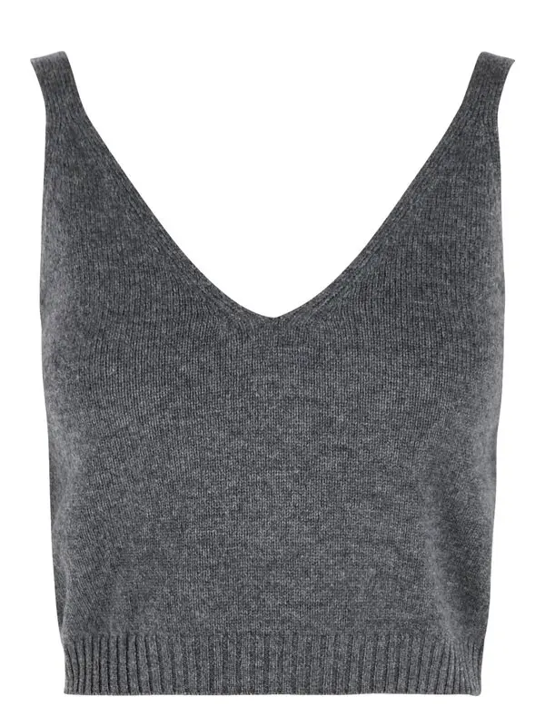 LISA YANG Cashmere Tank Top - Gray