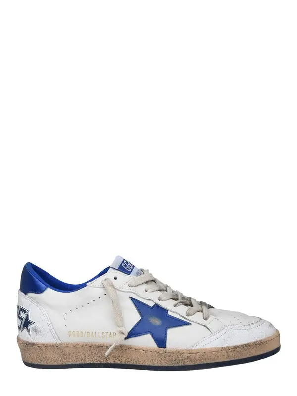 GOLDEN GOOSE Leather Ball Star Sneaker - White