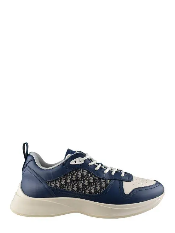Dior Leather B25 Runner Sneakers - Blue