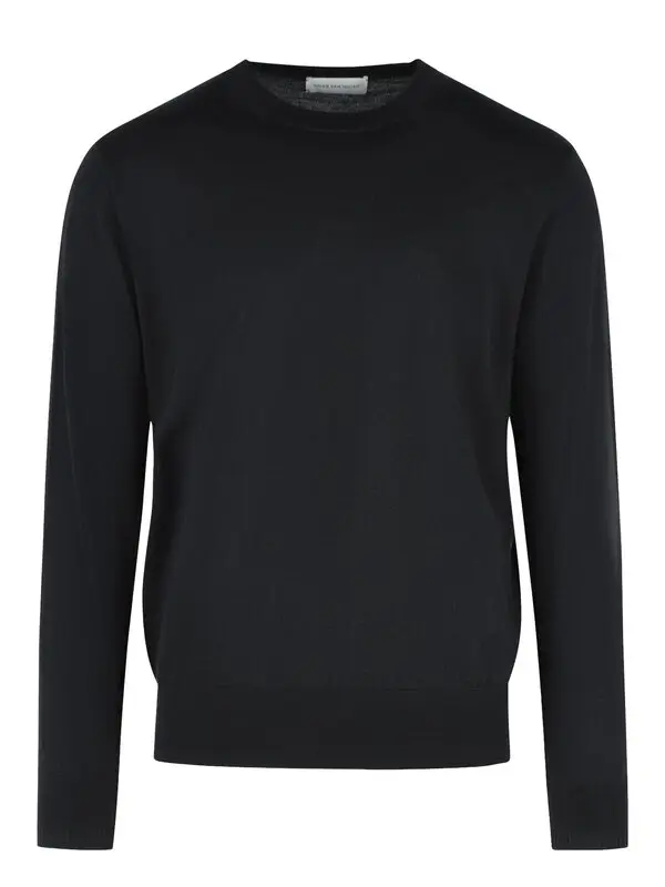 Dries Van Noten Murton Merino Wool Sweater - Black