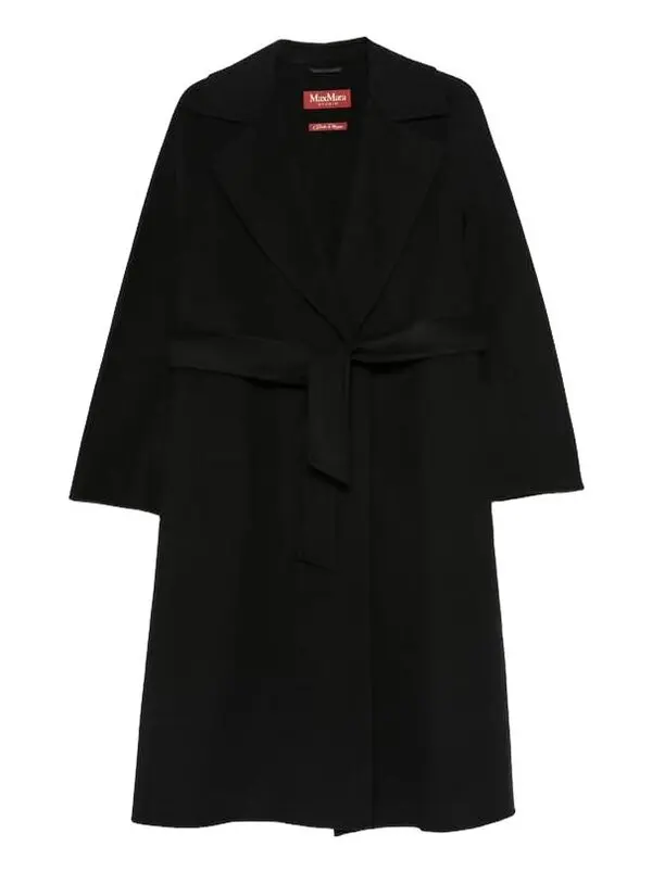 Max Mara Coats Single Breasted Coats - Black