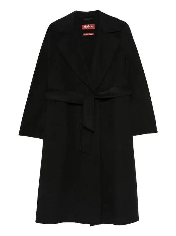 Max Mara Single-breasted Coat - Black