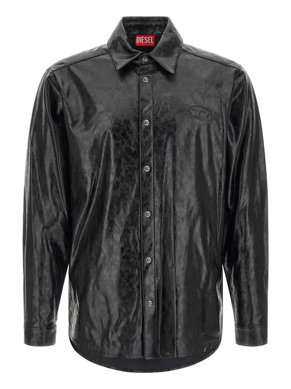 DIESEL® S-simply-qmbu' Shirt - Black