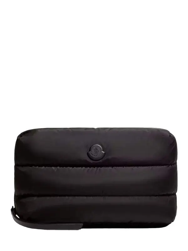 Moncler Nylon Caradoc Beauty Case With Metal Logo - Multicolor